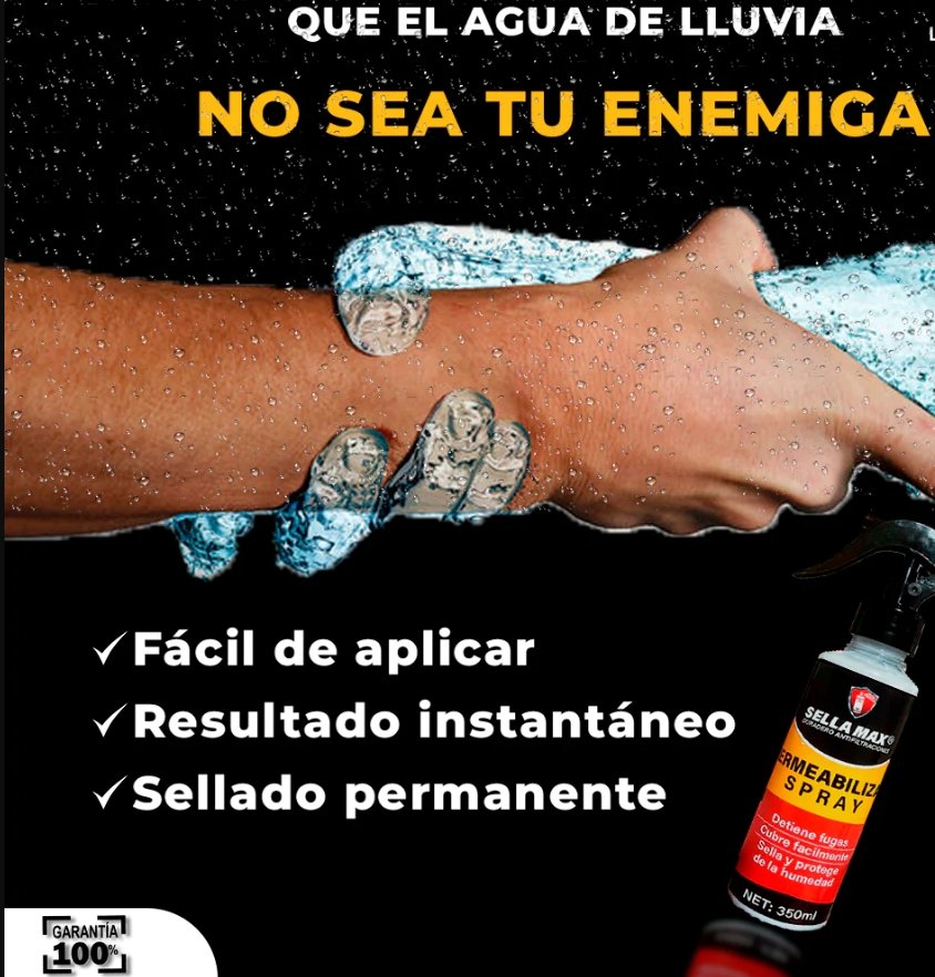 Spray Impermeabilizador maximo sello – ELAYBOL
