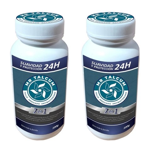 ⭐Talco 7 en 1🌿 Anti: Olor, hongo, sudor, callosidad, cansancio, escald ...